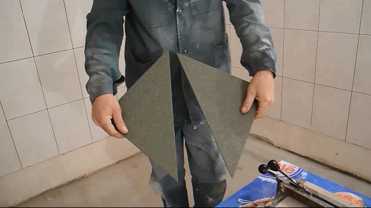 КЕРАМОГРАНИТ режем плиткорезом ч.1