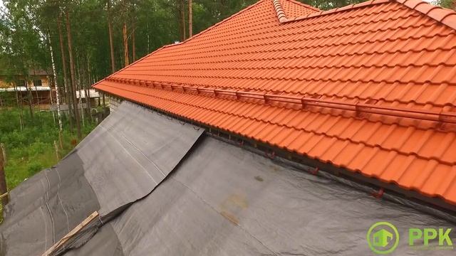 Цементно-песчаная черепица. BRAAS (Франкфуртская).