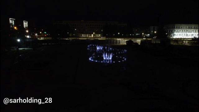 Аллея фонтанов в г. Благовещенске