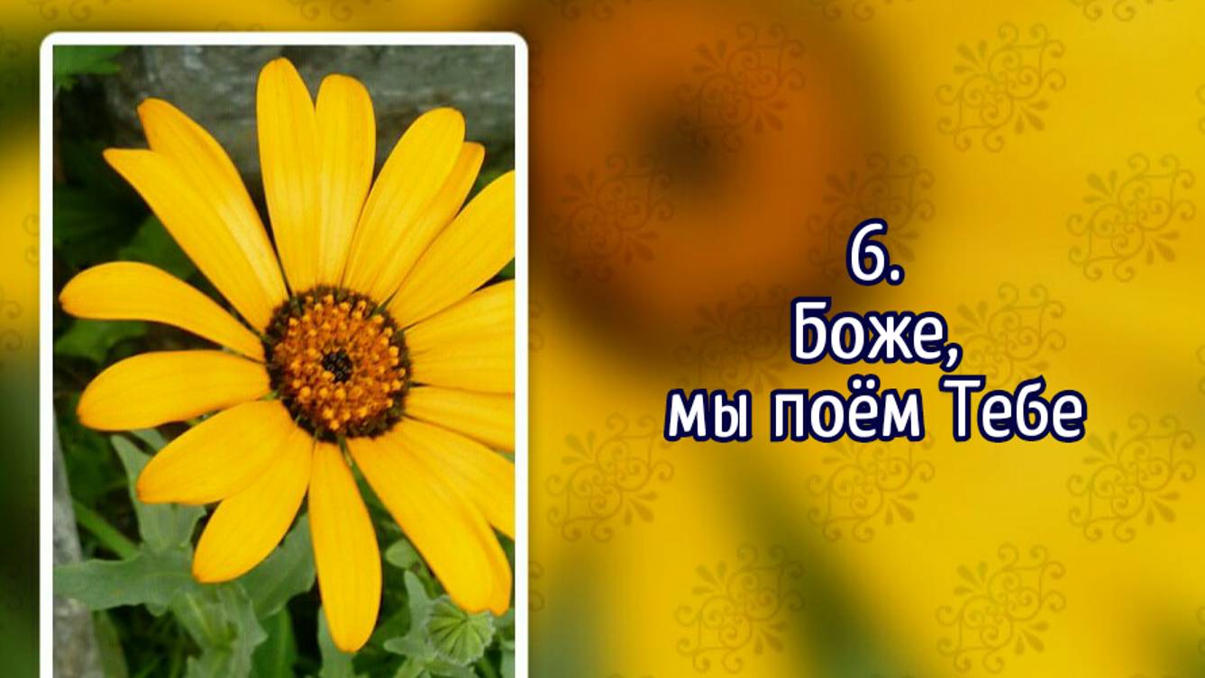 Гимны надежды 6 Боже, мы поём Тебе (-)