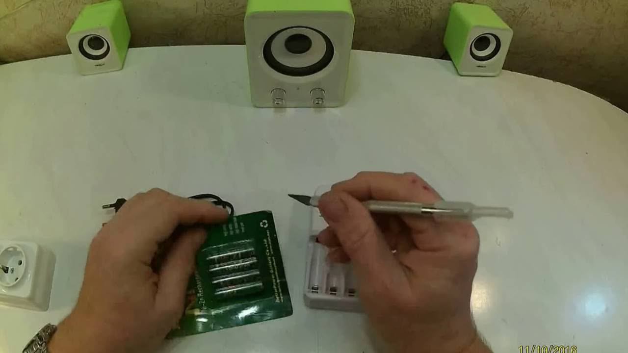 4 Ni-Zn аккумуляторные батареи  aaa 1.5 В и  зарядное устройство