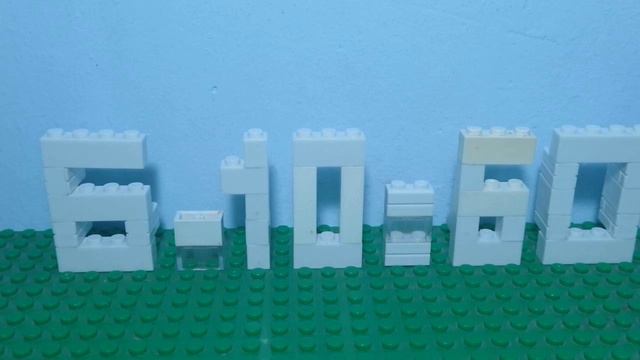 лего таблица умнажения на 6.