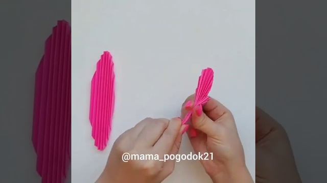 Бабочки из гармошек.mp4