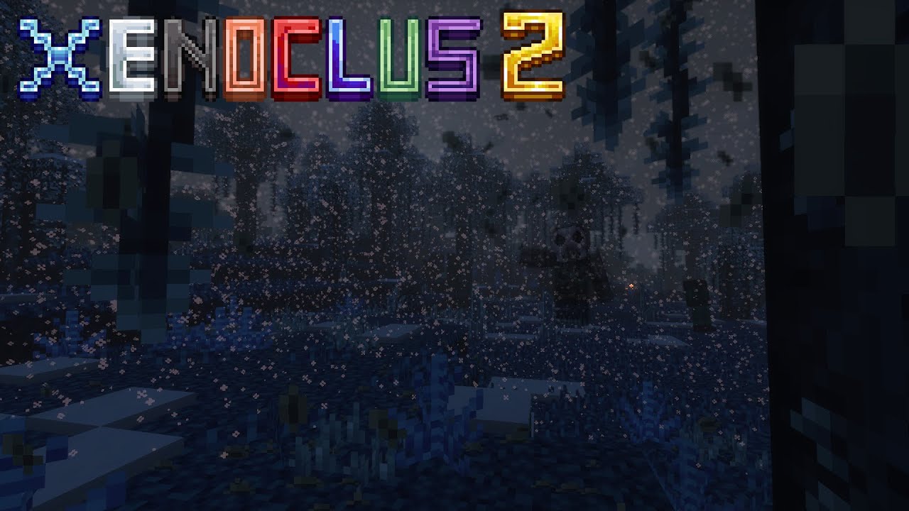 Мод на крутое ледяное измерение! | Xenoclus 2 | Обзор мода #8