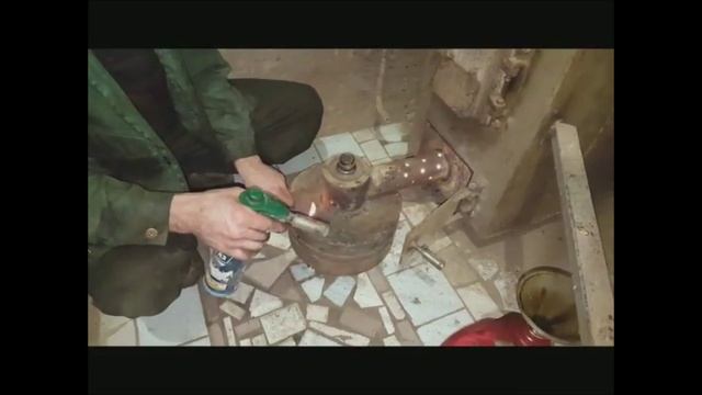 Печь на отработке