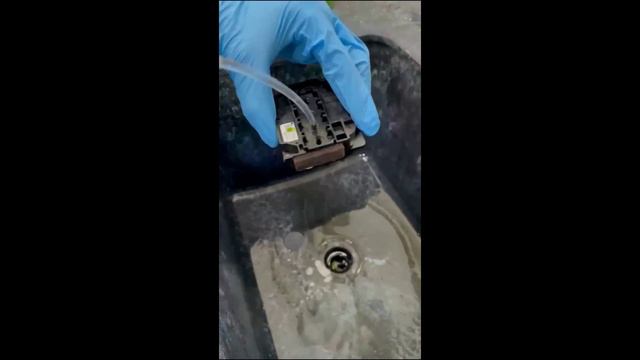 Промывка печатающей головки у DTF принтера