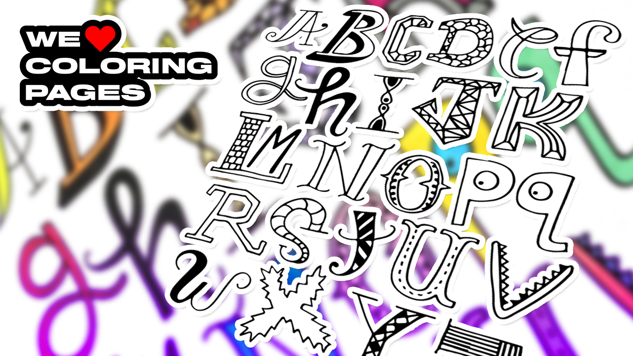 #42 Алфавит ABC Раскраска | МЫ ❤️ РАСКРАСКИ