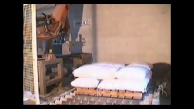 Технология паллетирования мешков с сыпучими продуктами