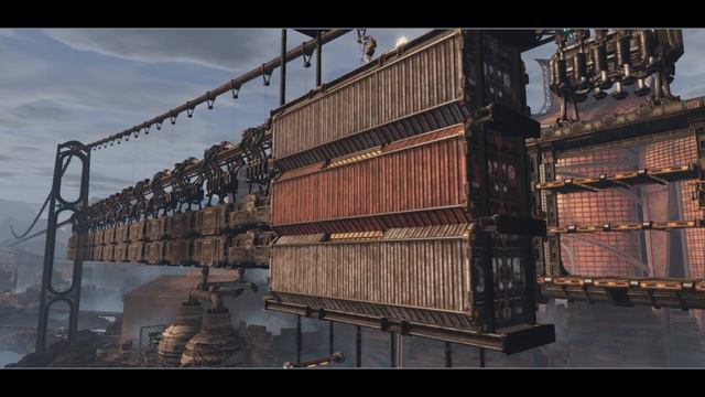 Один из самых сложных моментов в игре Oddworld: Soulstorm. Спуск на контейнере. Сложность ВЫСОКАЯ