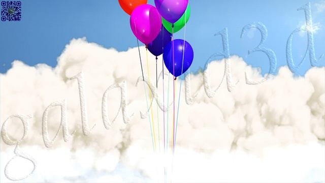 [2017-04-16] "В облака на шариках" [3D Max | Houdini | ThinkingParticles | V-Ray | After Affects]