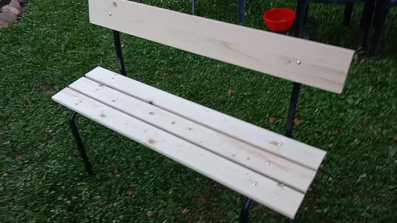 Собираем садовую лавочку из магазина Светофор