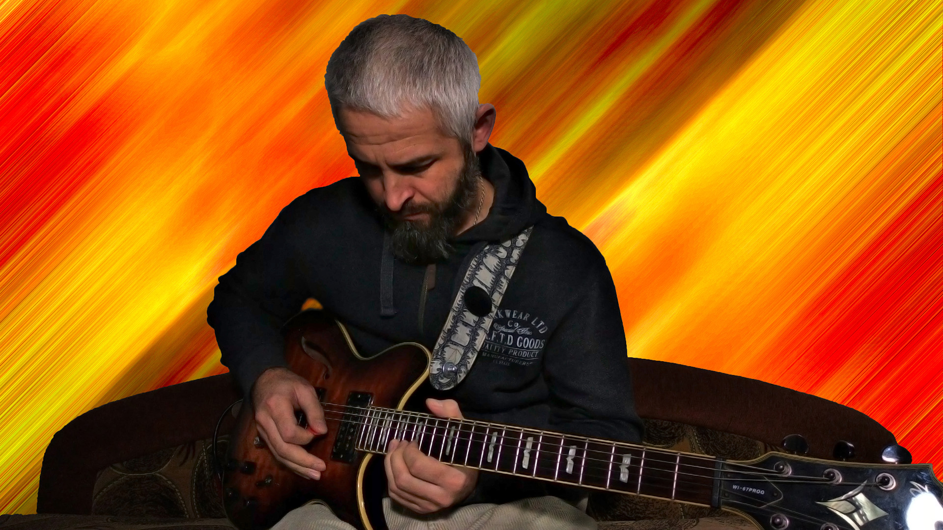 Uplifting Rock BalladGuitar Backing Track Jam in F by Roman Borisenko