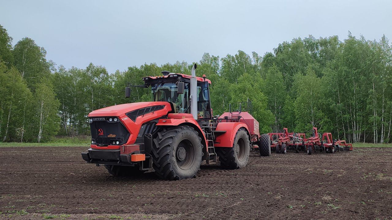 ТРАКТОР КИРОВЕЦ К 742 МСт и ПК FEAT AGRO. Продолжаем сев!