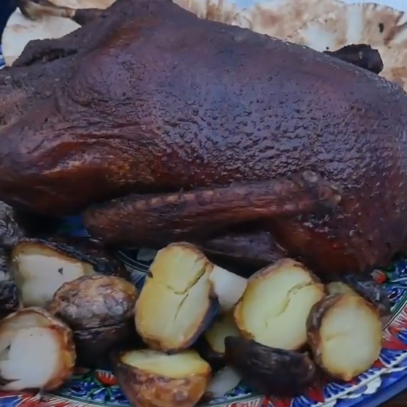 ГУСЬ В ТАНДЫРЕ НО МОЖНО И В ДУХОВКЕ