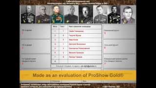 Военачальники битвы под Москвой. Тест