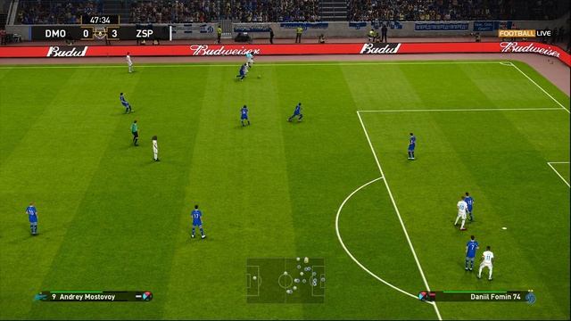 eFootball PES. Мир Российская Премьер-Лига. Динамо Москва - Зенит #53.