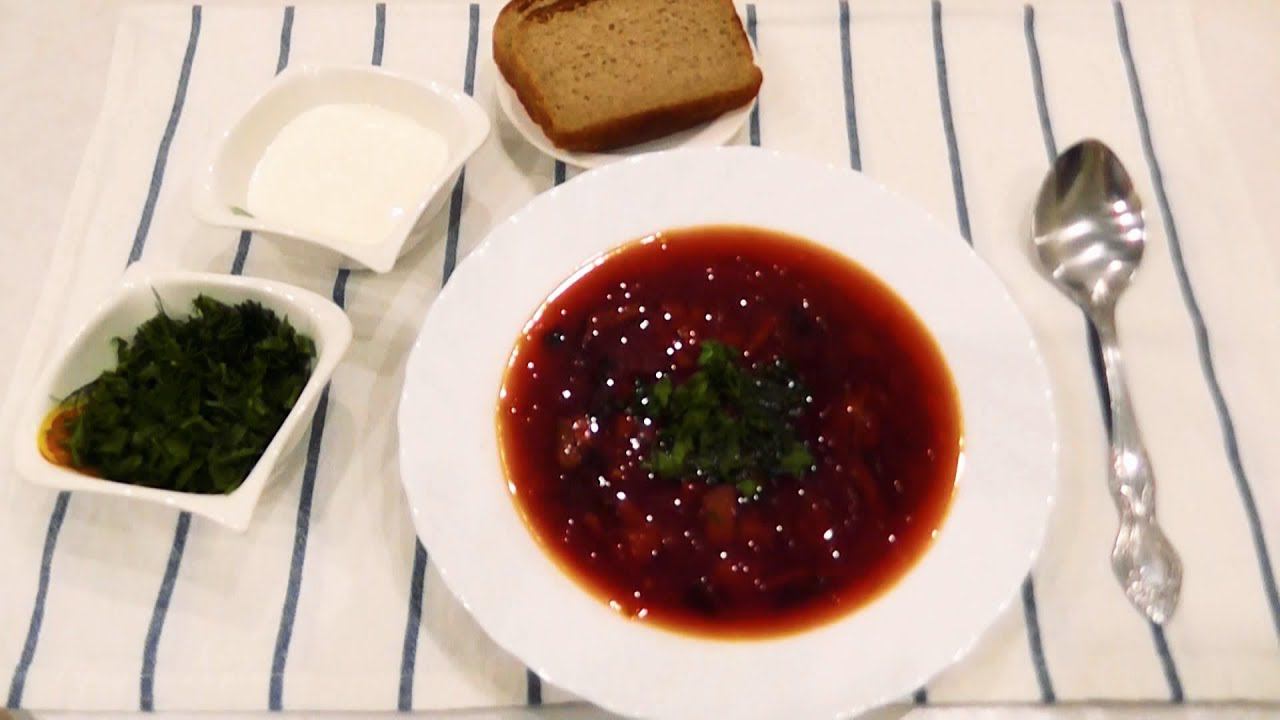 СУПЕР СВЕКОЛЬНИК "ПОСТНЫЙ С ГРИБАМИ"