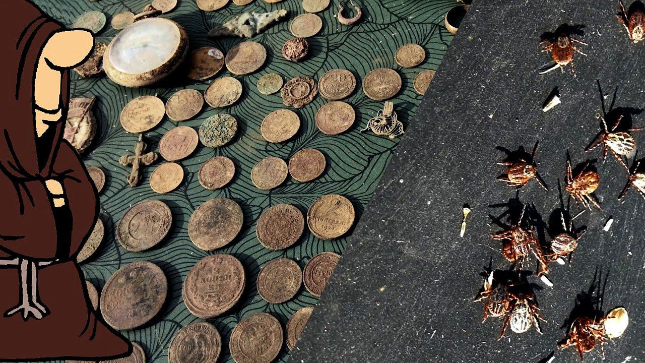 Разведка новых мест для копа. Нашествие клещей! Поиск предметов старины с металлоискателем