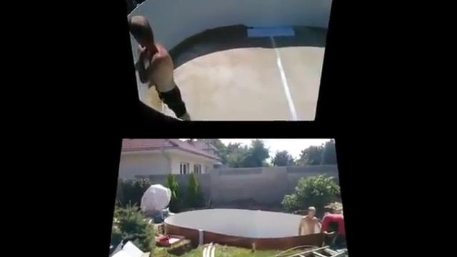 Установка сборного бассейна Azuro 404DL