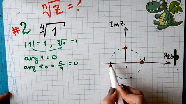 Урок 1 - бонус. Как извлекать корни из комплексного числа
