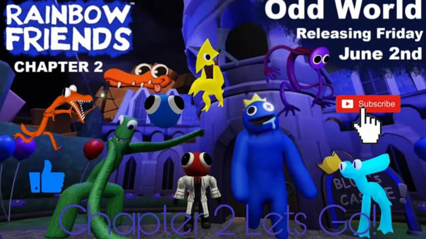 Проходим с другом радужных друзей в роблоксе | [RAINBOW FRIENDS ROBLOX] | Перезалив с моего ютуба