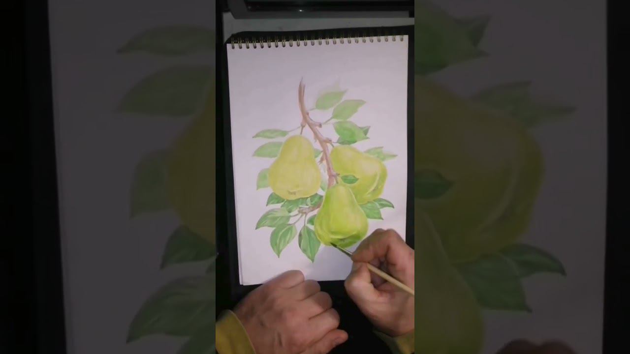 Рисую детской акварелью