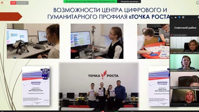 Роль центра "Точки роста" в формировании креативного мышления