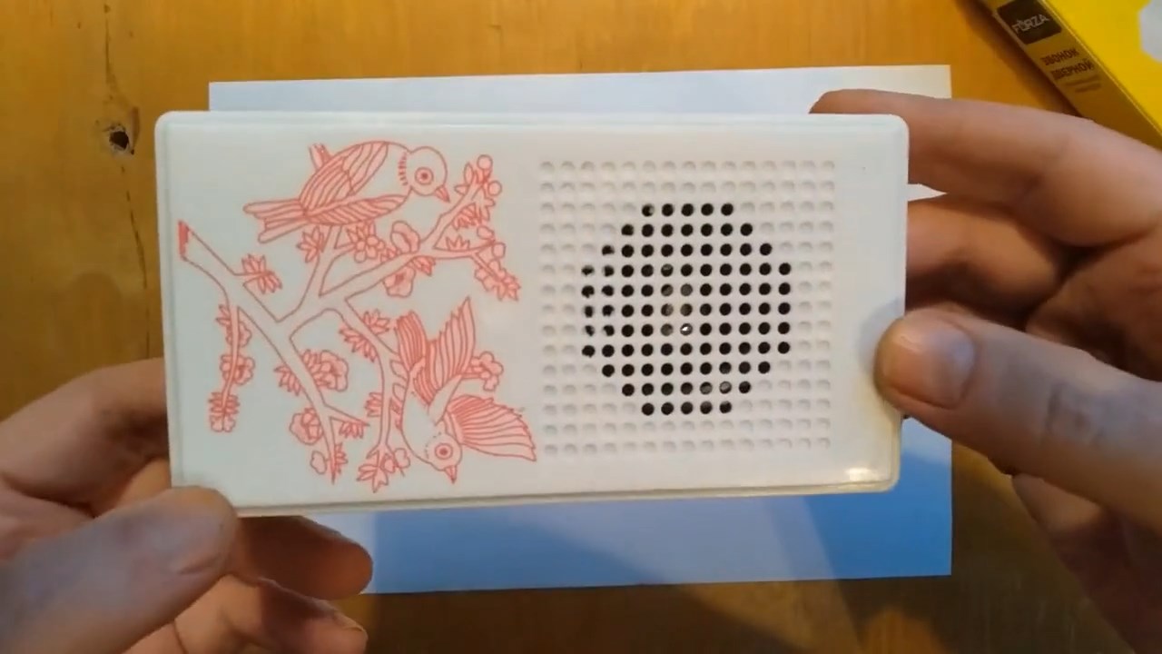 Звонок дверной канарейка 220v за 79р