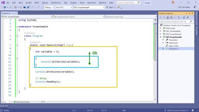 20 Области видимости переменных