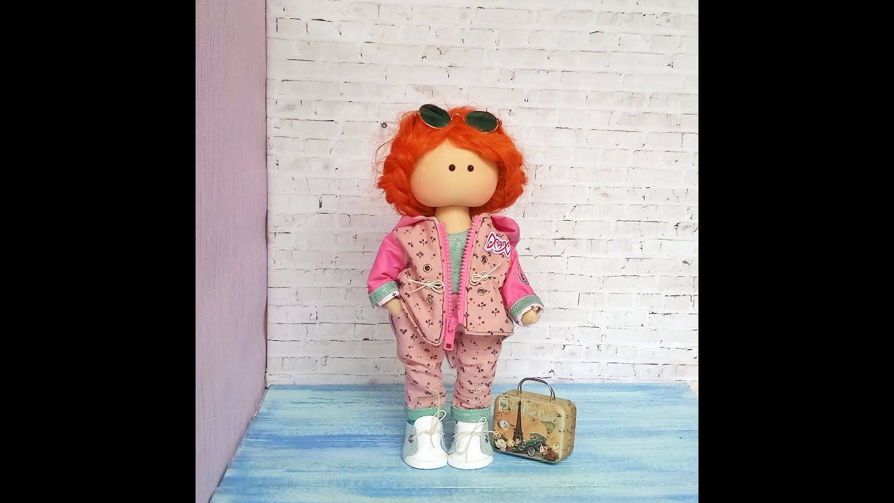 Интерьерная кукла ручной работы 32 см/Kuk_Lana