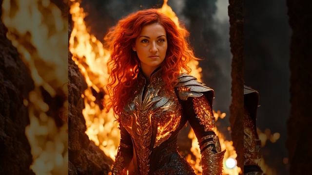 Девушка - Огненный дракон!