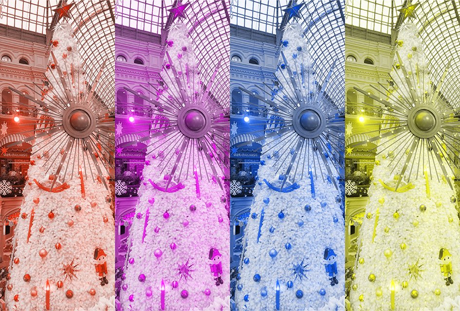 Новогодняя ёлка в ГУМе. 2022 г.