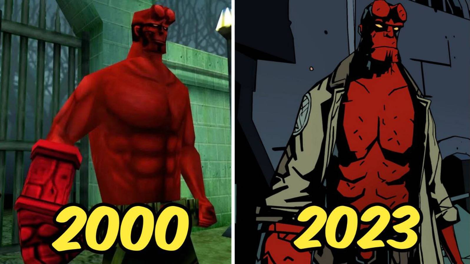 Эволюция Хеллбоя в видеоиграх (2000-2023)