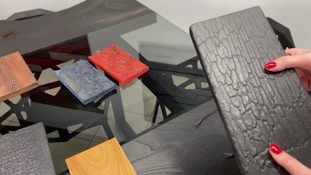 Пример термоосины и  обожженного термодерева.