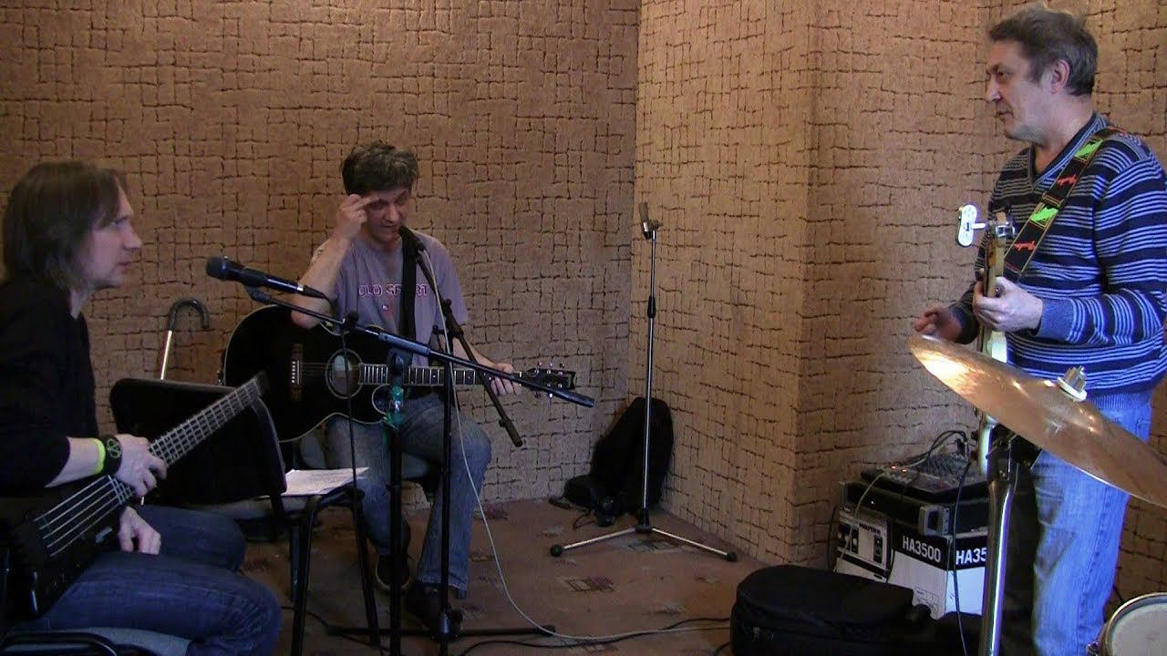 2012. РАЗНЫЕ ЛЮДИ – «ЧЕРНЕЦ» – РЕПЕТИЦИЯ АЛЬБОМА (СПб, 16.04.2012, Лиговский 50)