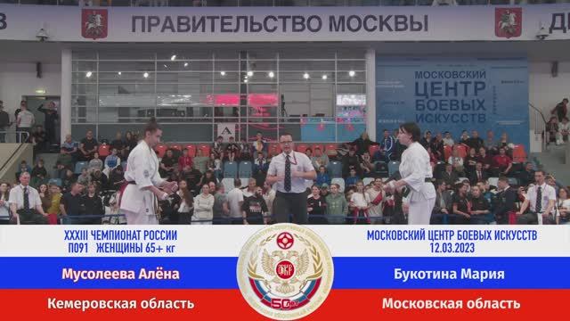 П 091  Мусолеева Алёна (Кемеровская область) - Букотина Мария (Московская область)