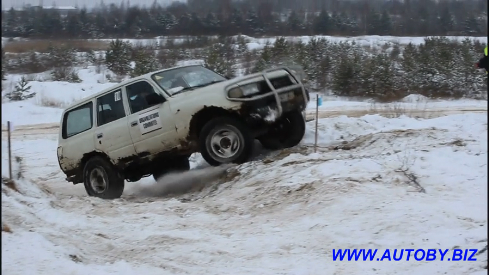 Джип-триал (Заславль, 10.01.2016)