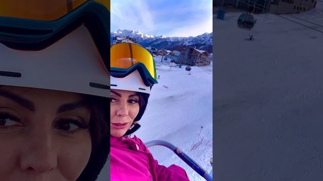 Беркова первые лыжи