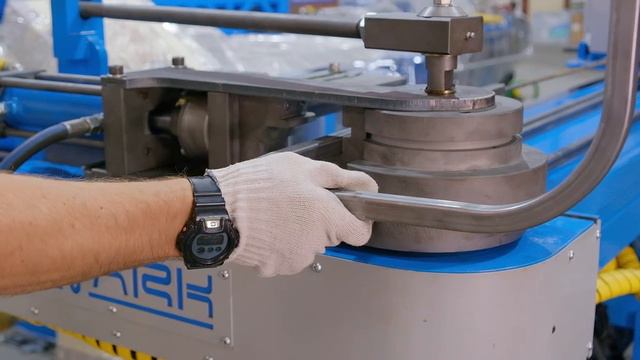 Гибка профильной трубы без деформации, полуавтоматический трубогиб STARK GP 2.0