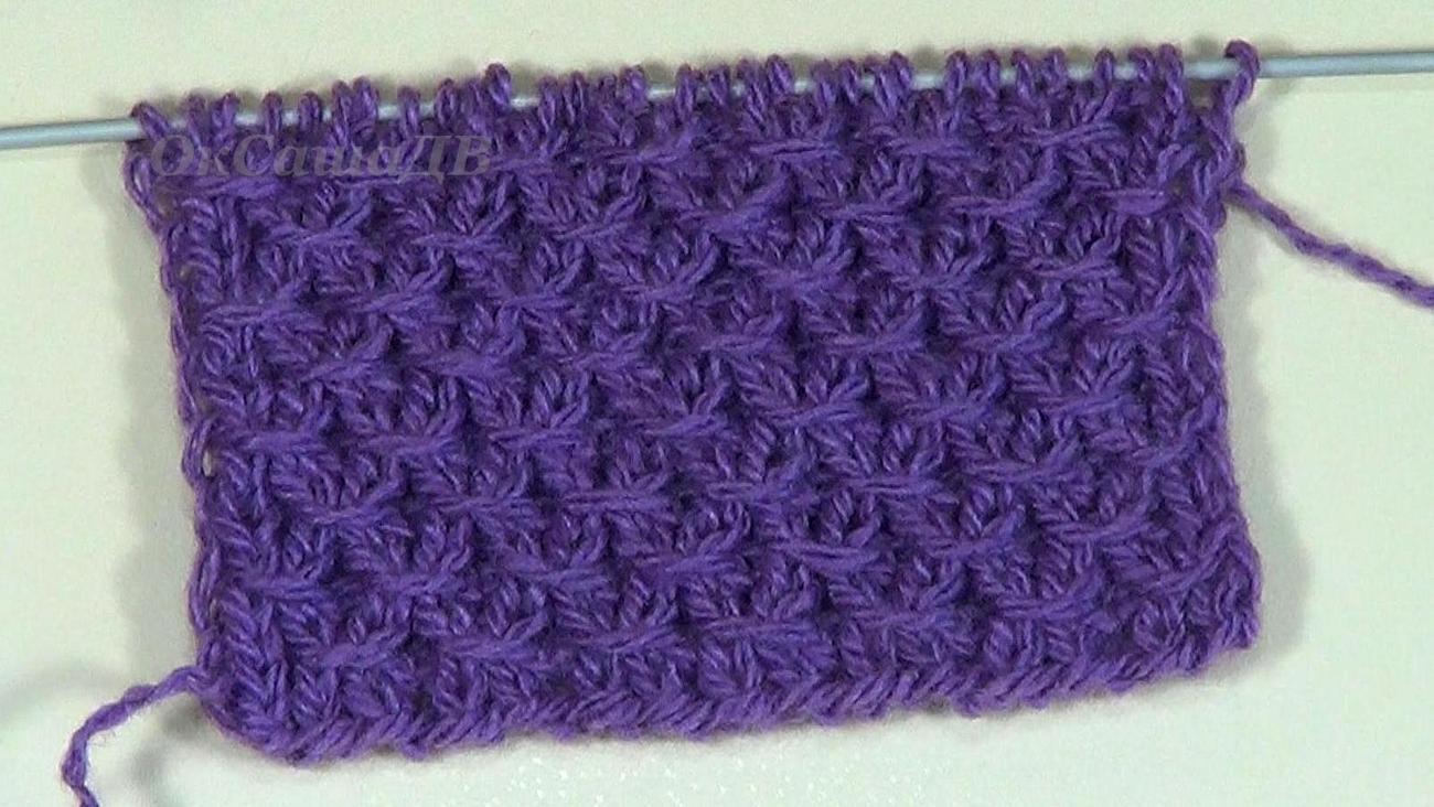 Узор Завиток спицами. Вяжем с Оксаной Валерьевной.