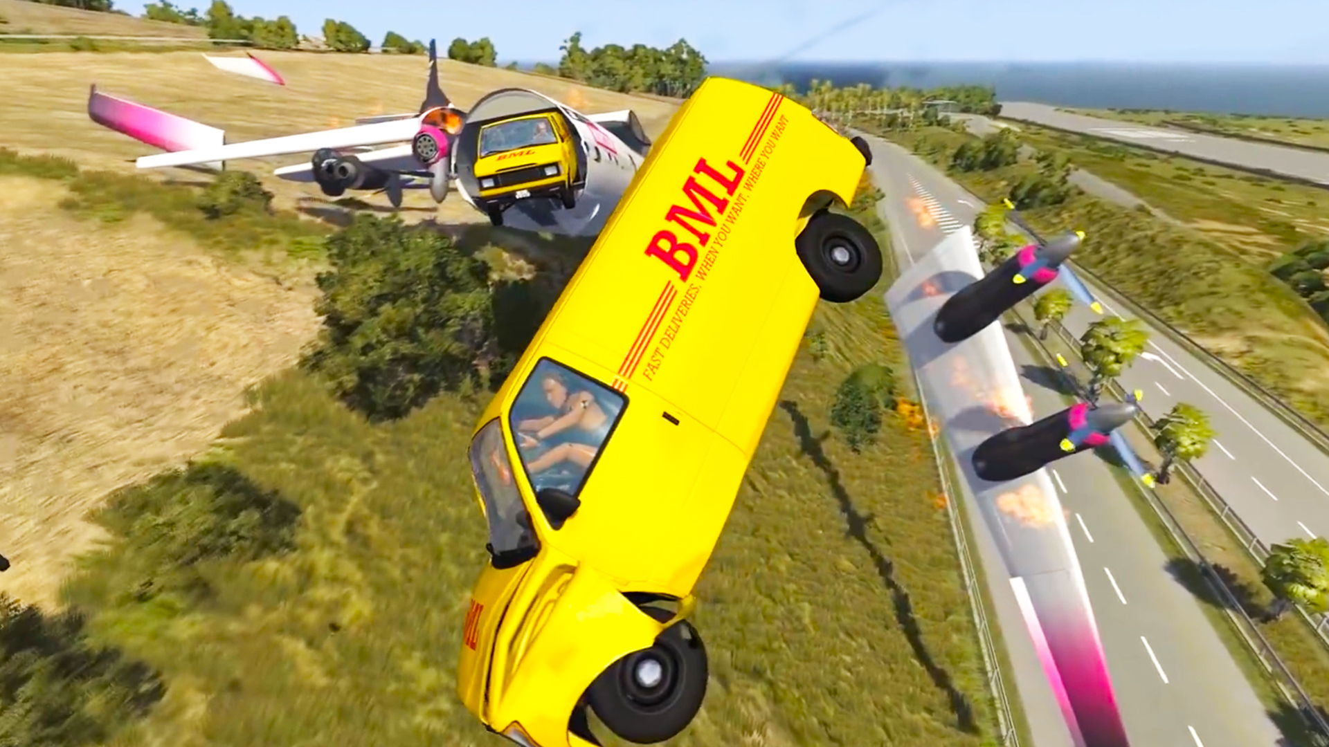 Beamng drive - авиапроисшествия  8 | HITGAMEZ