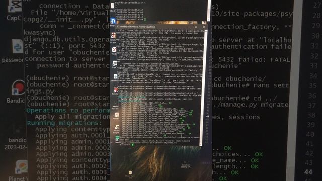 №11.7 Запуск Django 4.1 + Postgres 15, создание первого проекта и админинстратора для Админки
