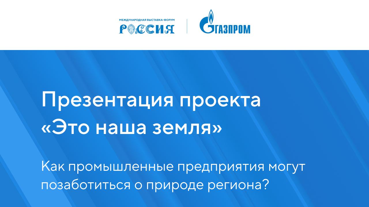 Презентация проекта «Это наша земля»