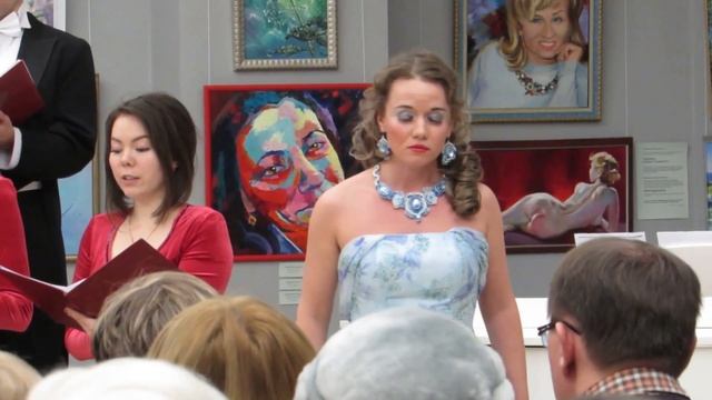 Магнитогорский театр оперы и балета. Концерт в картинной галерее. исп. хор и Наталья Булдышева.