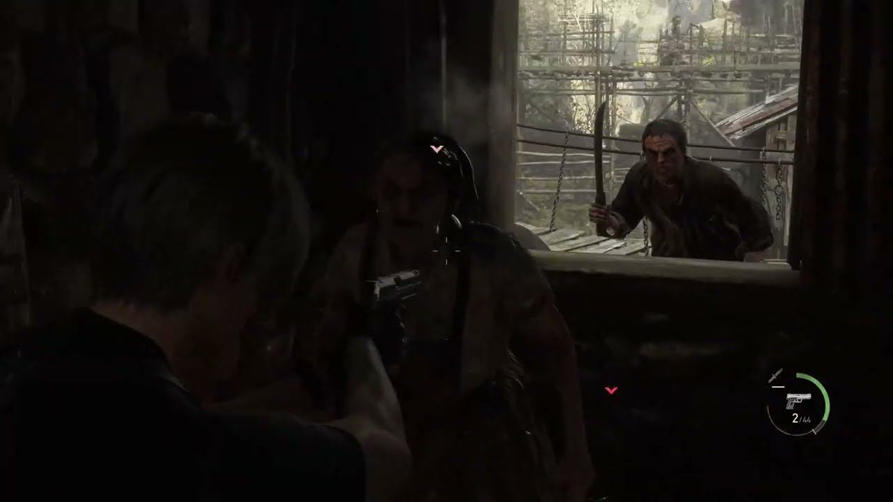 Ганадо помогают динамитом Леону - RESIDENT EVIL 4 (2023)