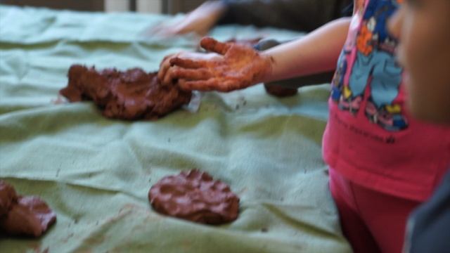 Фрагмент занятия программы "Теплая глина"