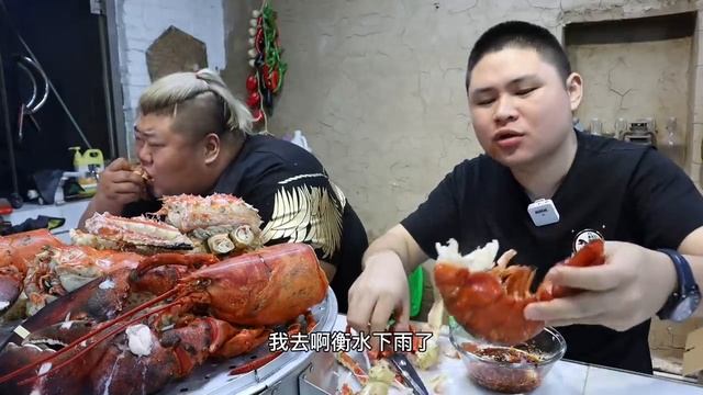 Приготовление Камчатского краба в соли . И варенные лобстеры.