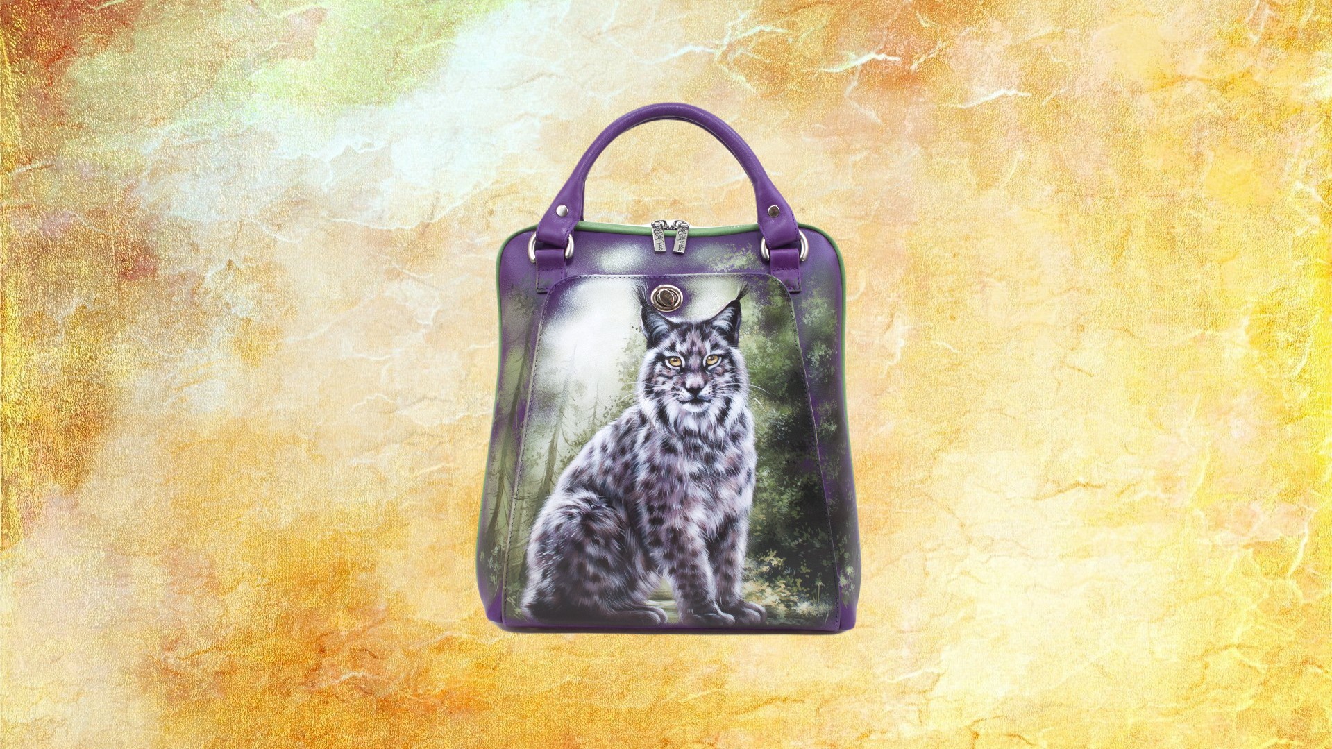 Сумка-рюкзак "Дикая кошка" Pelle-Volare