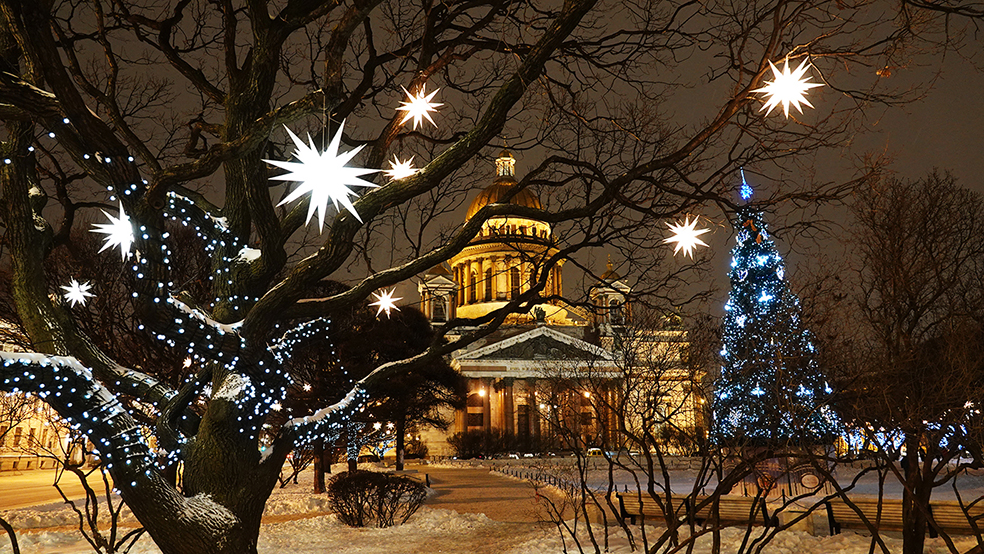 Новогодний Питер_2022 в шопеновских тонах