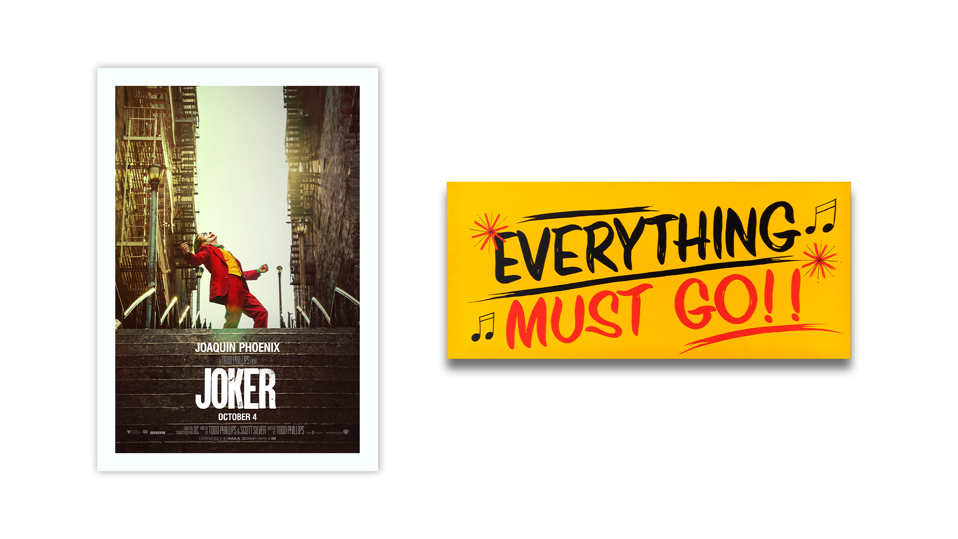 Рисую картину "Everything Must Go!!"из фильма Джокер / Joker (2019)